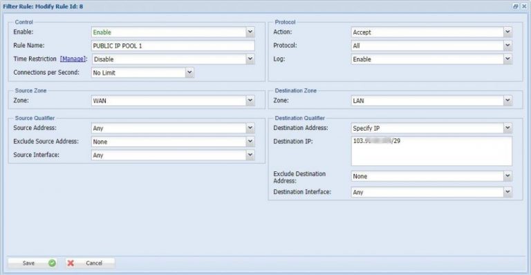 How to Configure the Public IP Pools – Tacitine Knowledge Cares