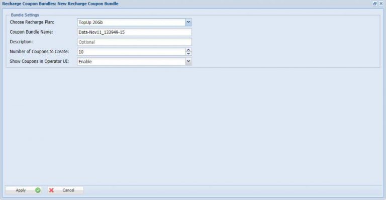 How To Configure The Account Recharge – Tacitine Knowledge Cares