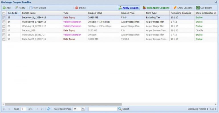 How To Configure The Account Recharge – Tacitine Knowledge Cares